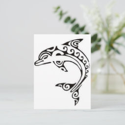 Maori Dolphin Postcard | Zazzle.co.nz