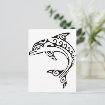 Maori Dolphin Postcard | Zazzle.co.nz