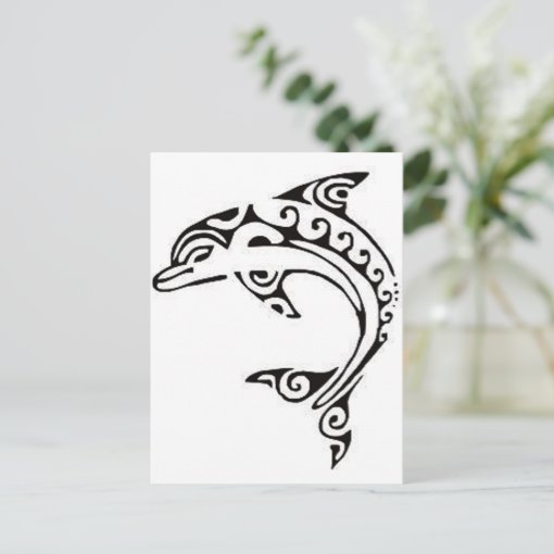 Maori Dolphin Postcard | Zazzle.co.nz