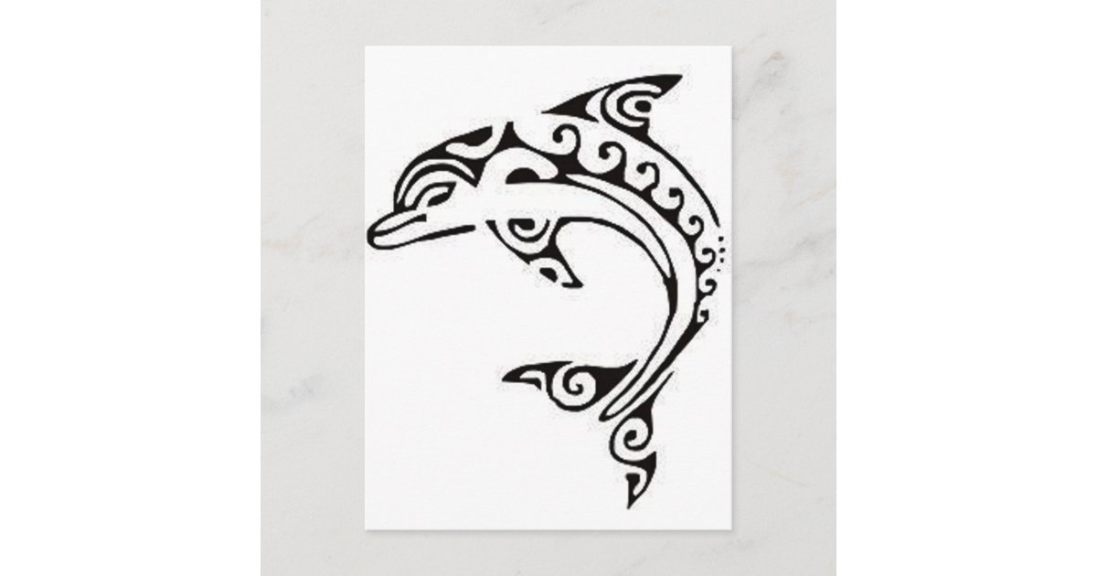 Maori Dolphin Postcard | Zazzle.co.nz