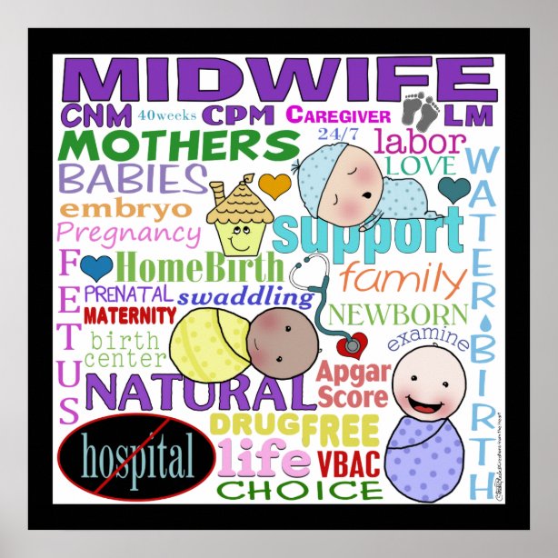 Midwife Posters & Photo Prints | Zazzle NZ