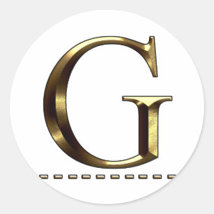 Monogram G Stickers | Zazzle NZ