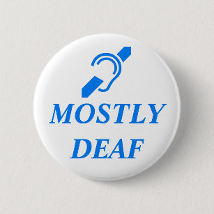 Deaf Badges & Pins | Zazzle NZ