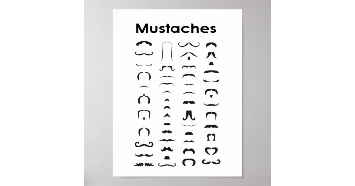mustache style chart