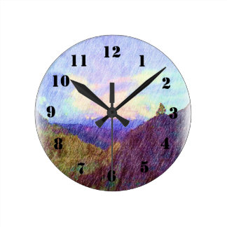 Forest Drawing Wall Clocks | Zazzle.co.nz