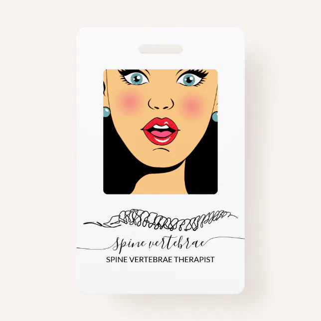 Orthopedic Massage Therapist doctor chiropractic ID Badge | Zazzle.co.nz