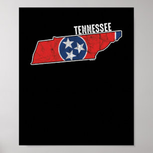 Tennessee Flag Art & Wall Décor | Zazzle.co.nz