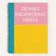 Personalised Name Engineering Graph Paper Pink Notebook | Zazzle.co.nz