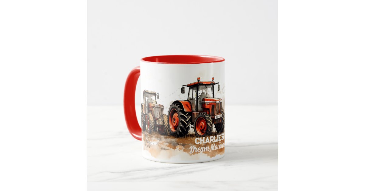 Personalized Tractor mug | Zazzle.co.nz