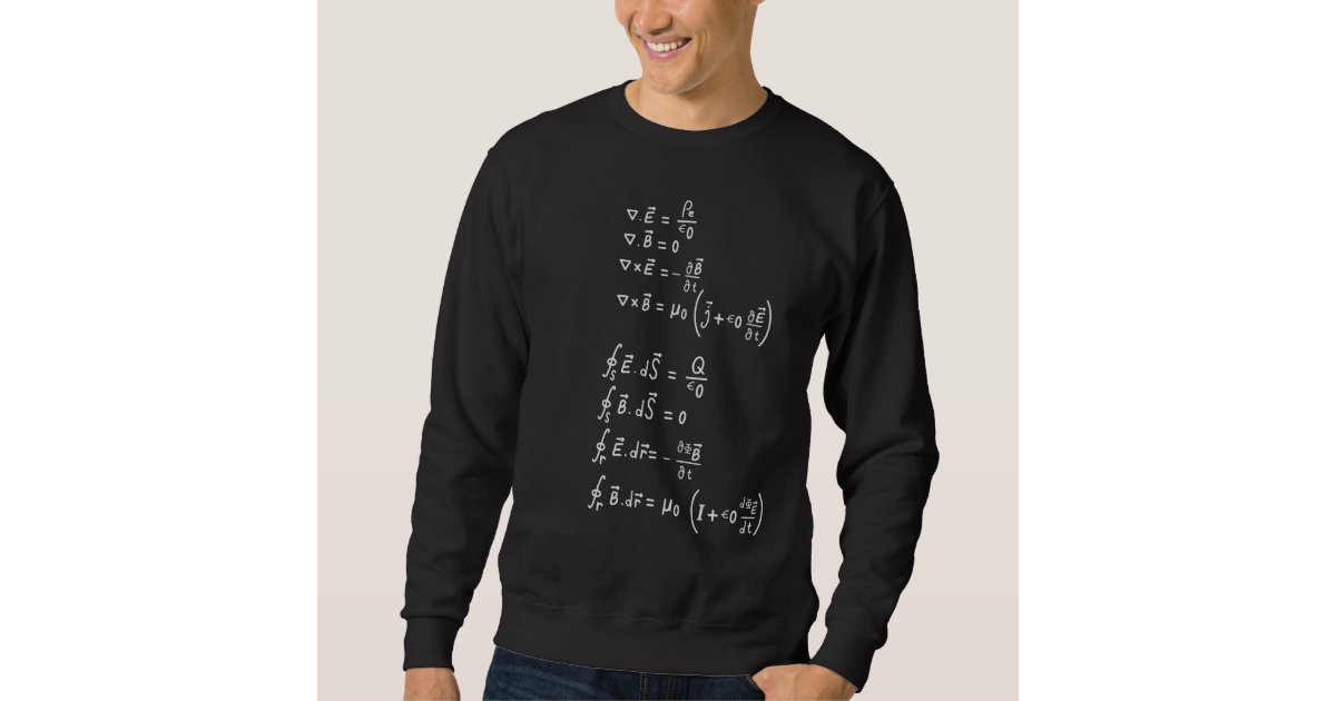 Physics Formula Square Sticker Invitation Sweatshirt | Zazzle.co.nz