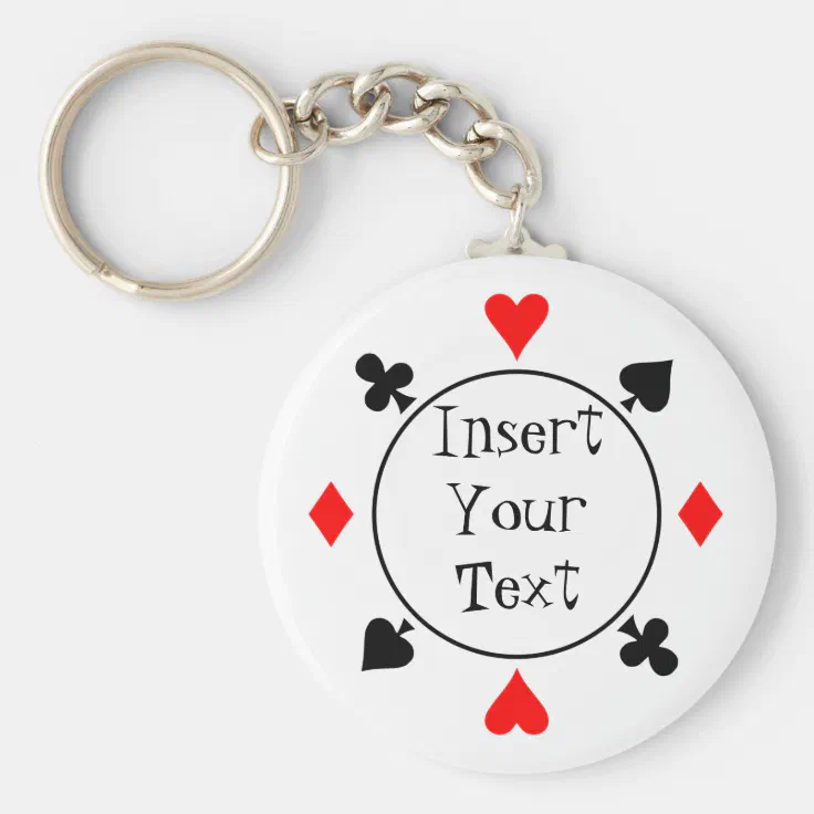 Poker Chip Keychain | Zazzle.co.nz