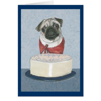 Pug Birthday Cards & Invitations | Zazzle.co.nz