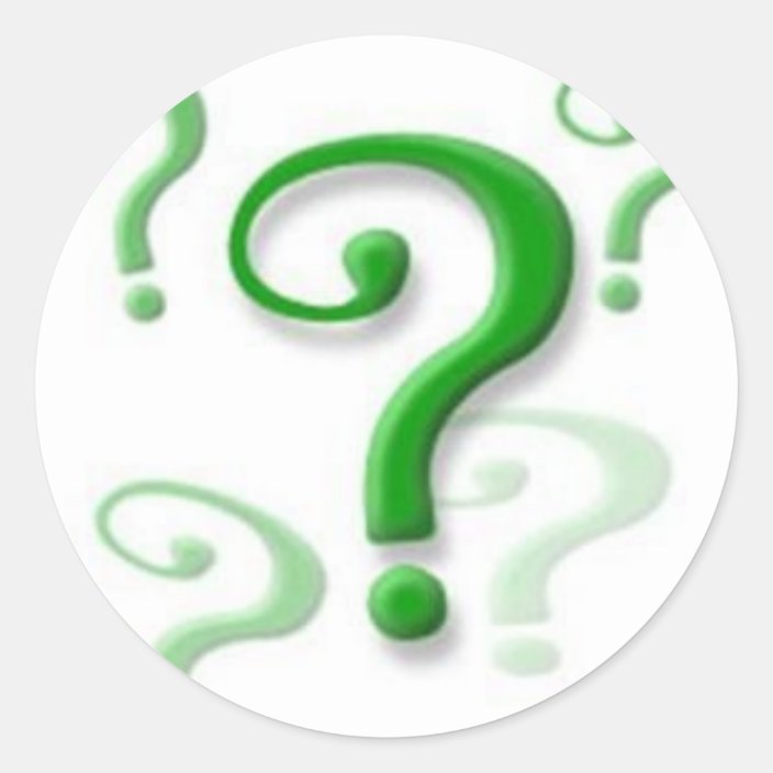 Question Mark Stickers | Zazzle.co.nz
