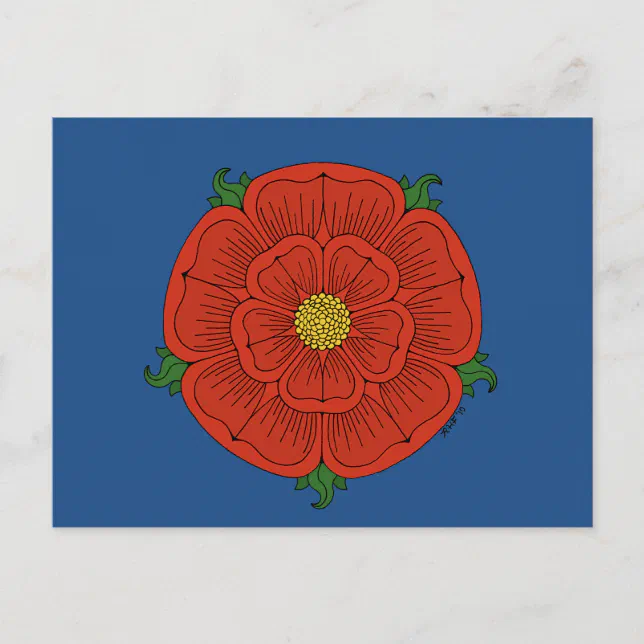 Red Rose of Lancaster Postcard | Zazzle.co.nz