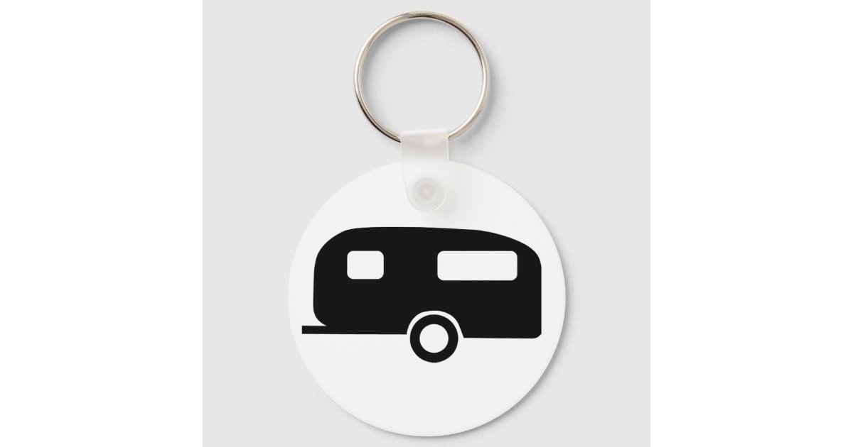 Retro Caravan Key Ring | Zazzle.co.nz