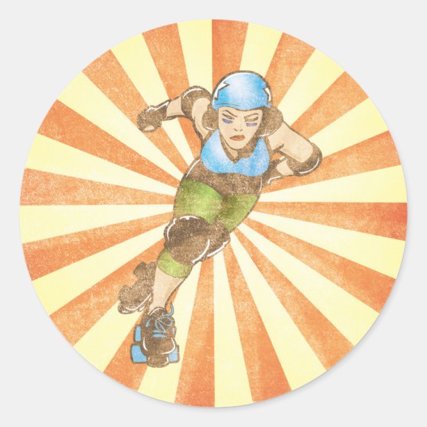 Roller Derby Stickers | Zazzle NZ