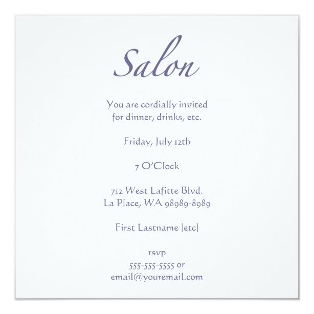 Hair Salon Invitations | Zazzle NZ