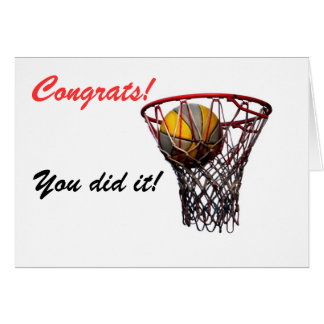 Basketball Congratulations Cards & Invitations | Zazzle.co.nz