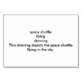 Space Shuttle Flying Reading Flashcards Table Number | Zazzle.co.nz
