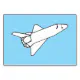 Space Shuttle Flying Reading Flashcards Table Number | Zazzle.co.nz