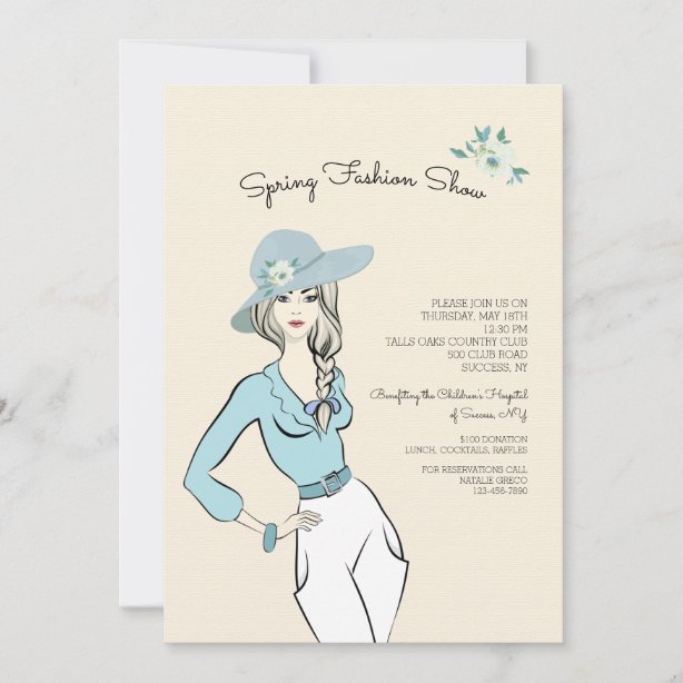 Fashion Show Invitations | Zazzle NZ