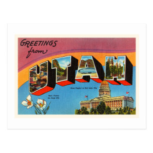 Vintage Utah Postcards | Zazzle NZ
