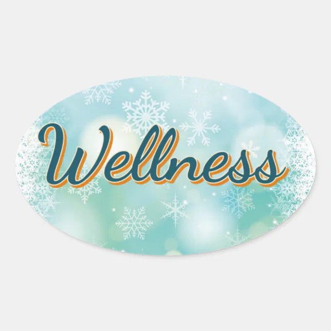 Sticker "Wellness" For Your Good Health. | Zazzle.co.nz