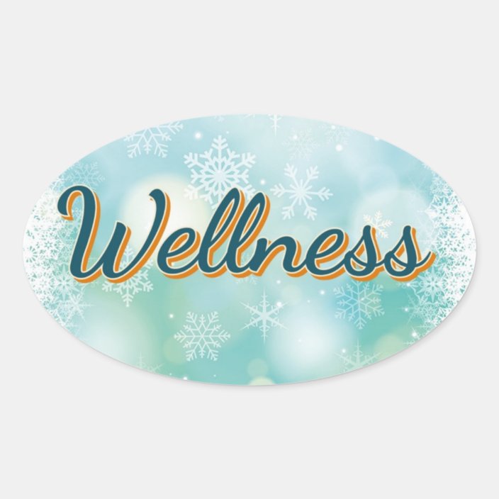 Sticker "Wellness" For Your Good Health. | Zazzle.co.nz