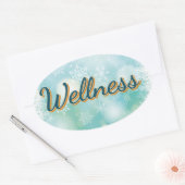 Sticker "Wellness" For Your Good Health. | Zazzle.co.nz