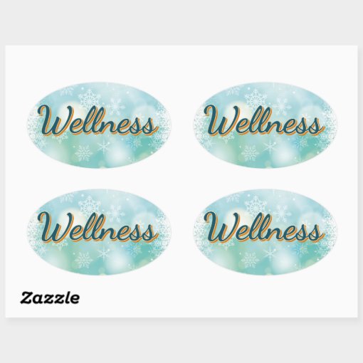 Sticker "Wellness" For Your Good Health. | Zazzle.co.nz