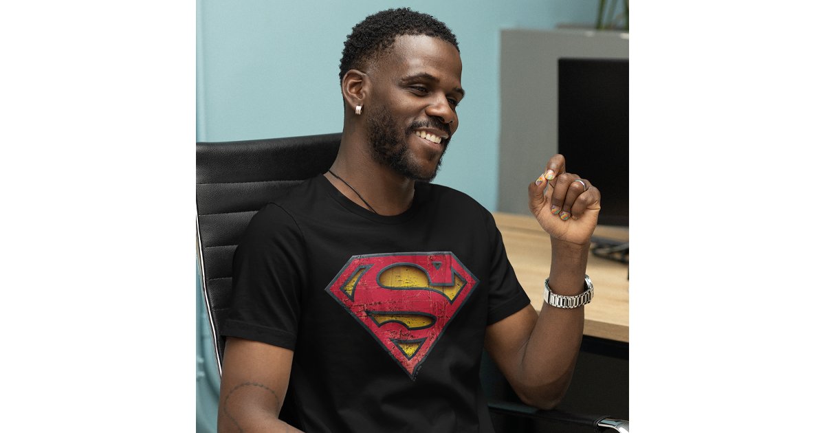 Superman S-Shield | Distressed Logo T-Shirt | Zazzle.co.nz