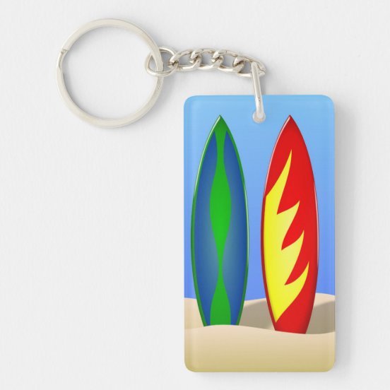 Surfboard Key Rings & Keychains | Zazzle NZ