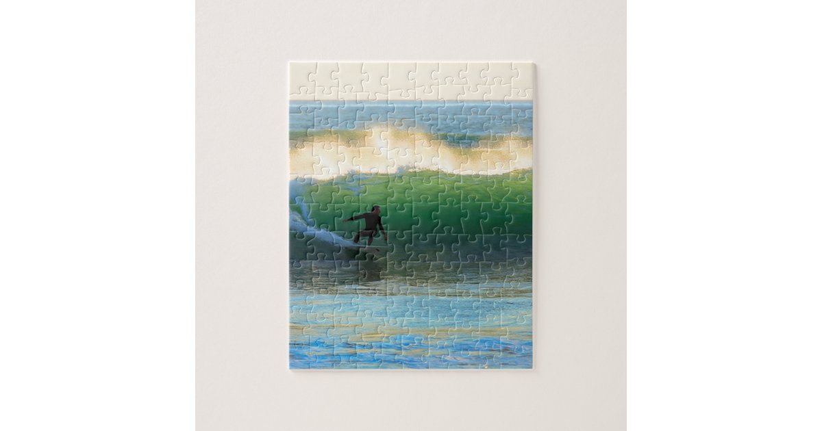 Surfing afternoon waves jigsaw puzzle | Zazzle.co.nz