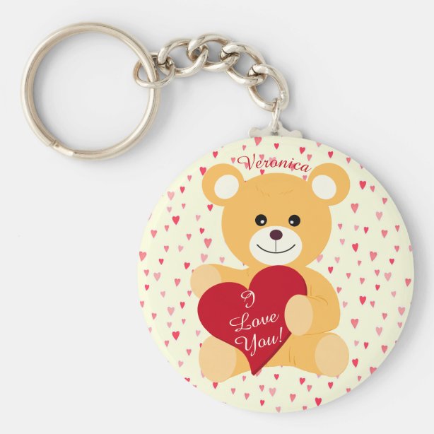 Teddy Bear Key Rings & Keychains | Zazzle NZ
