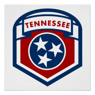 Tennessee Flag Art, Posters & Framed Artwork | Zazzle.co.nz