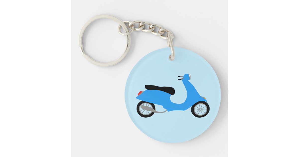 THIS IS HOW I ROLL Cute Scooter Moped CUSTOM Key Ring | Zazzle.co.nz