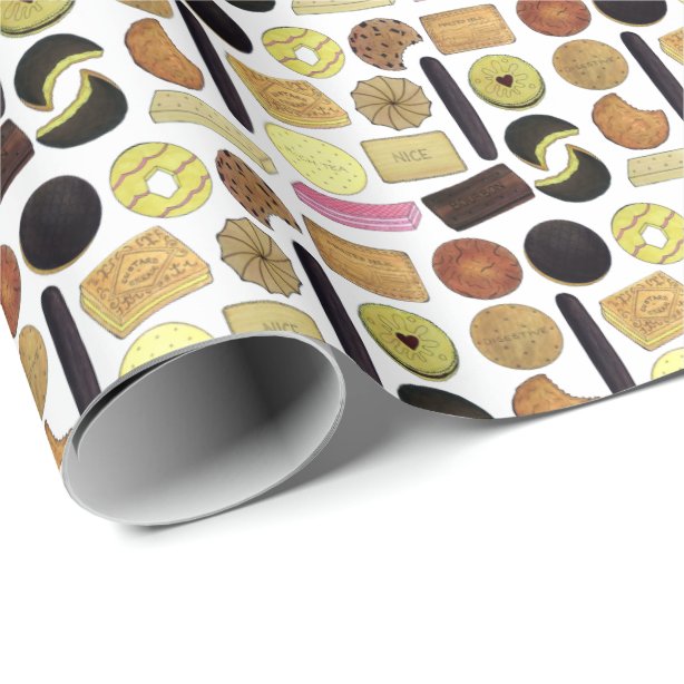 Biscuit Wrapping Paper | Zazzle.co.nz