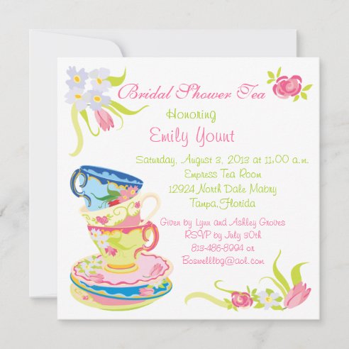 Victorian Tea Party Invitations | Zazzle NZ