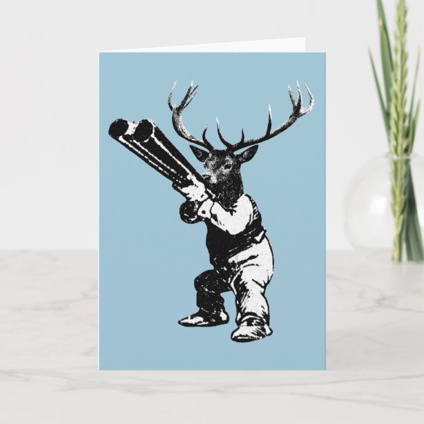 Funny Deer Hunting Cards | Zazzle NZ