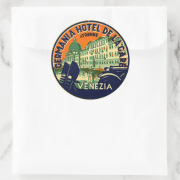 Vintage Hotel & Travel Sticker | Zazzle.co.nz
