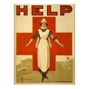 Vintage Nurse Postcards | Zazzle NZ
