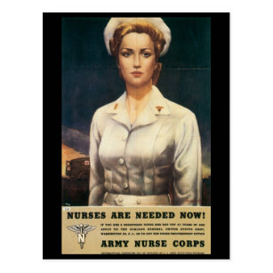 Vintage Nurse Postcards | Zazzle NZ