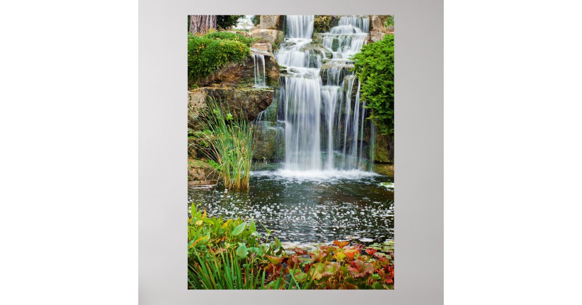 Waterfall Poster | Zazzle.co.nz