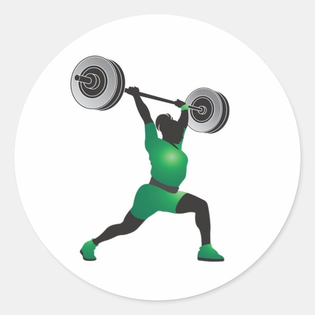 Weight Lifting Stickers | Zazzle NZ