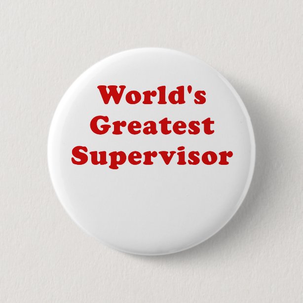 Supervisor Badges & Pins | Zazzle NZ